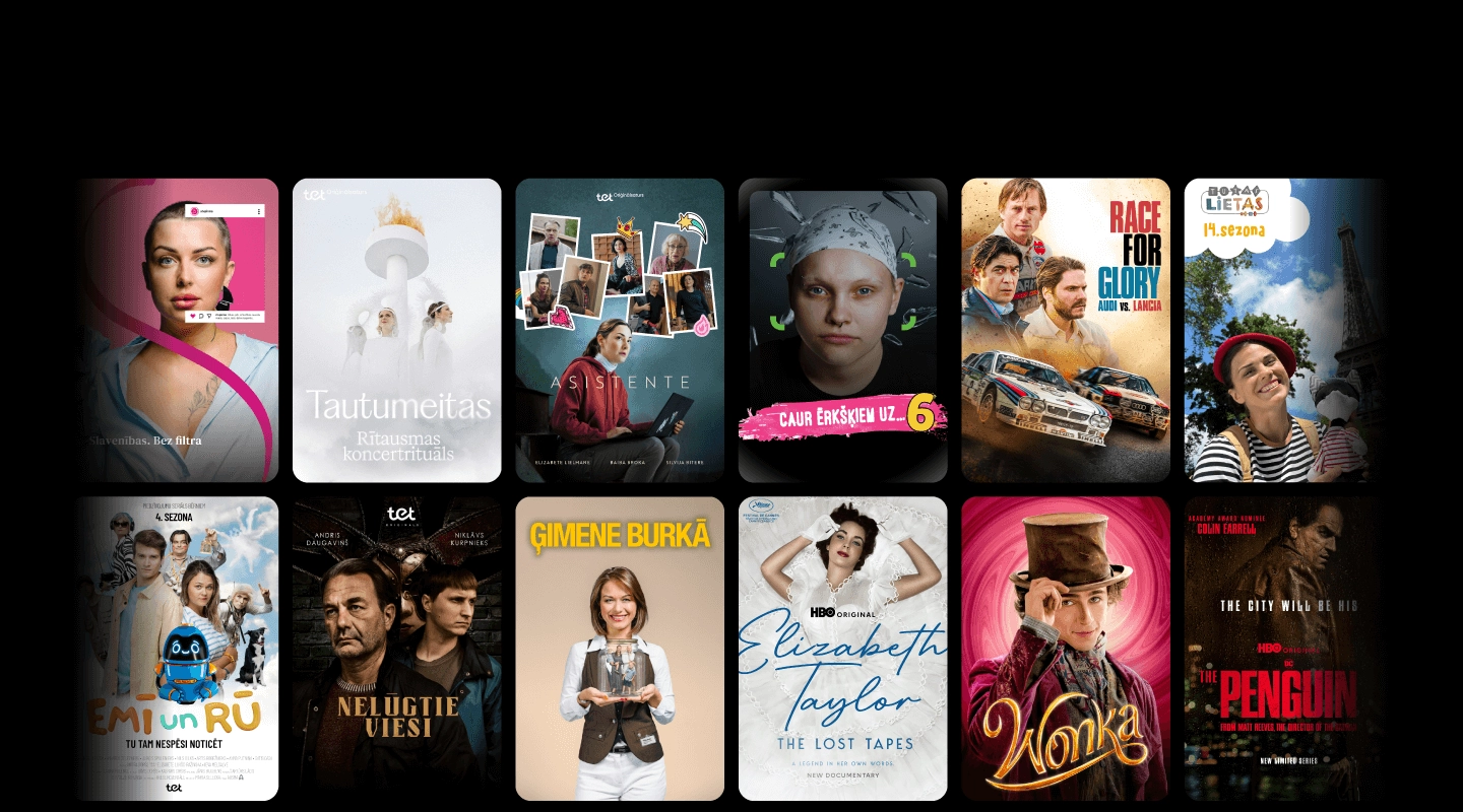 Tet TV+ par īpašu cenu - no 1,99 €/mēn.! | Tet.lv